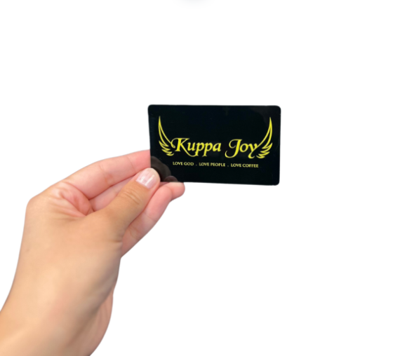 GIFT CARDS – Kuppa Joy Coffee